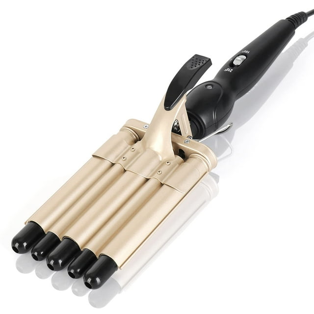 SEVIBT 5 Barrel Curling Iron Wand, 0.62 Inch, Fast Heating, Temperature ...