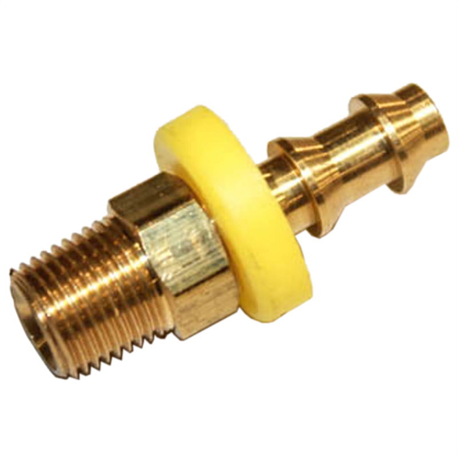 SEW-91465K11 Brass Push-on Hose Fitting Adapter for 1/4" Hose ID X 1/8 ...