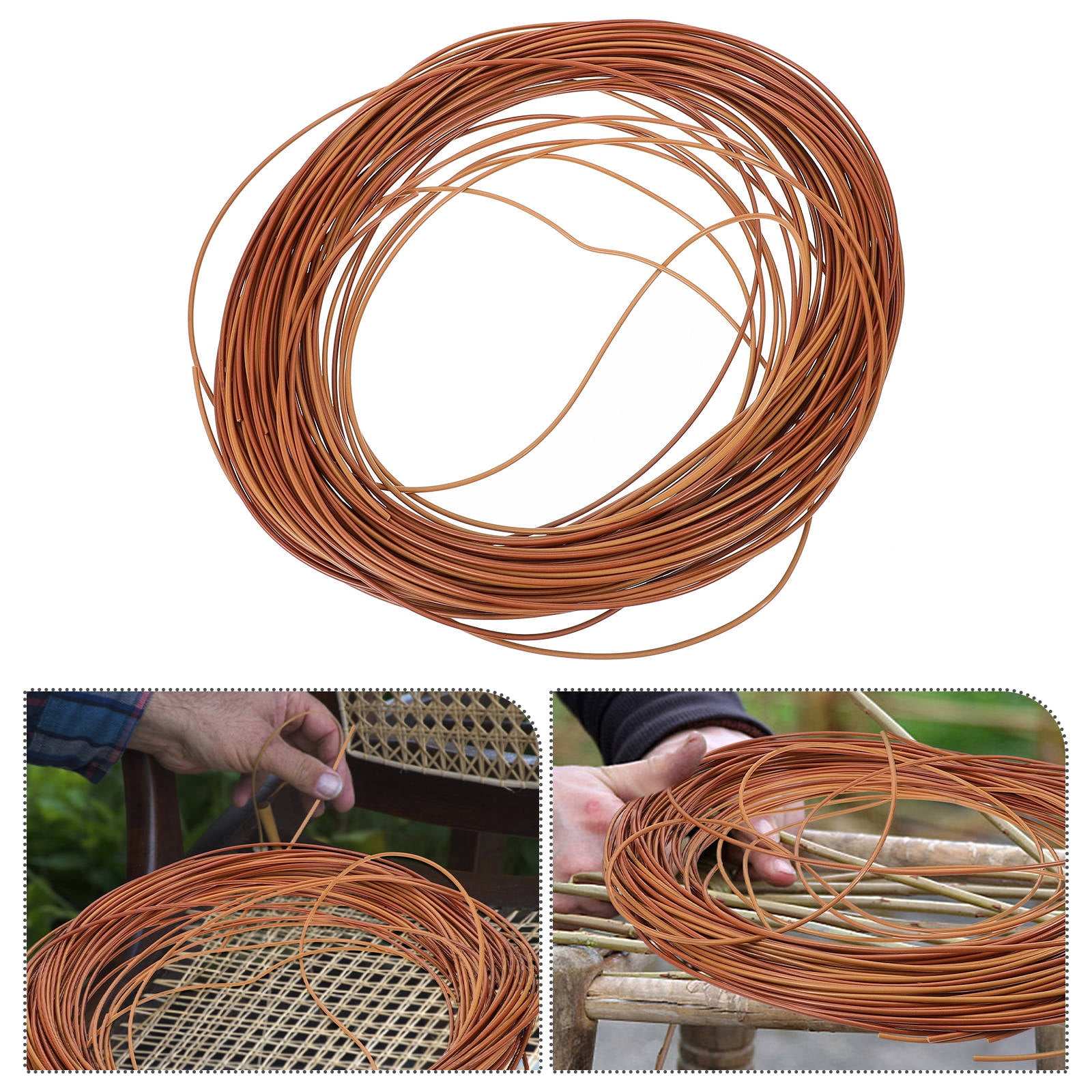 SEWACC 1 Roll Plastic Rattan for Repairing Chair and Diy Enthusiasts ...