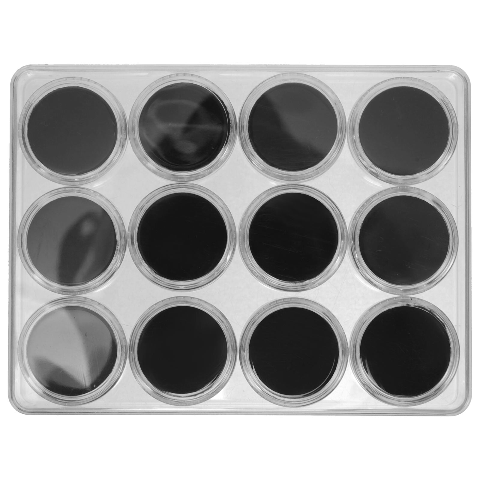 SEWACC 1 Set Gemstone Display Case Black Acrylic Protection Small Loose ...