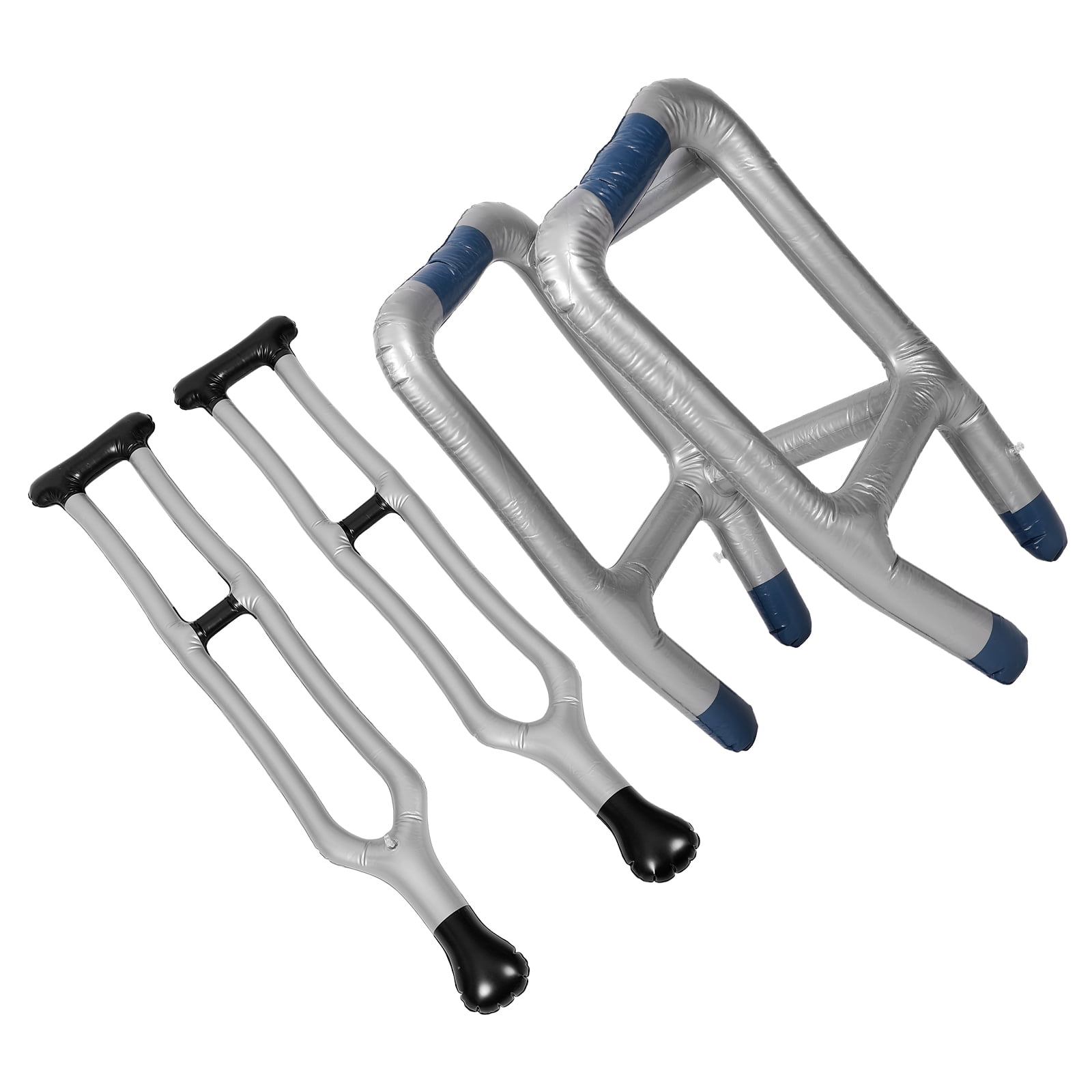 SEWACC 1 Set Inflatable Mannequin Silver for Pool Party PVC - Walmart.com