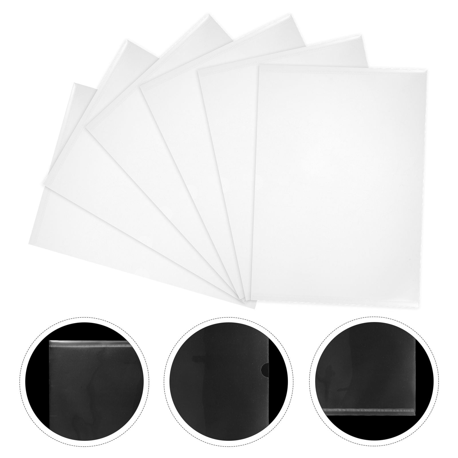SEWACC 10Pcs Practical Design Sheet Protectors for Office Workers and ...