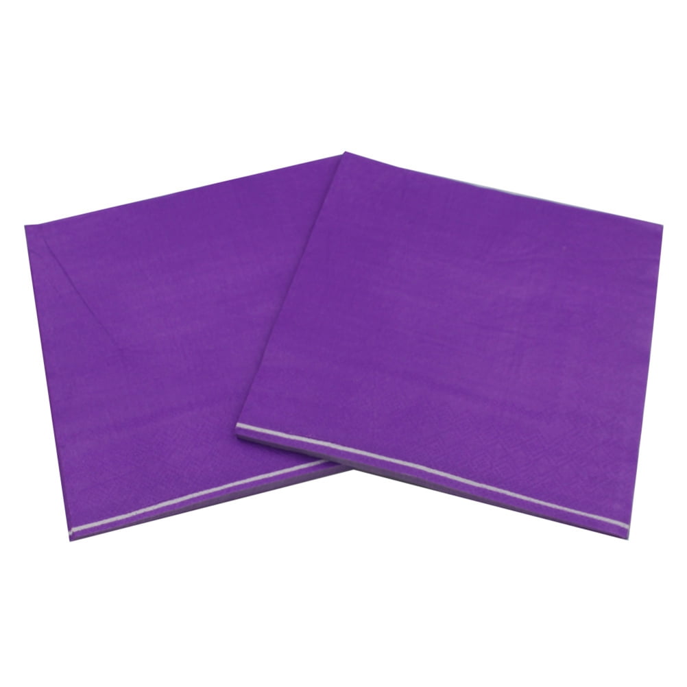 SEWACC 120Sheets Yellow Colored Napkins for Parties Wiping Wedding ...