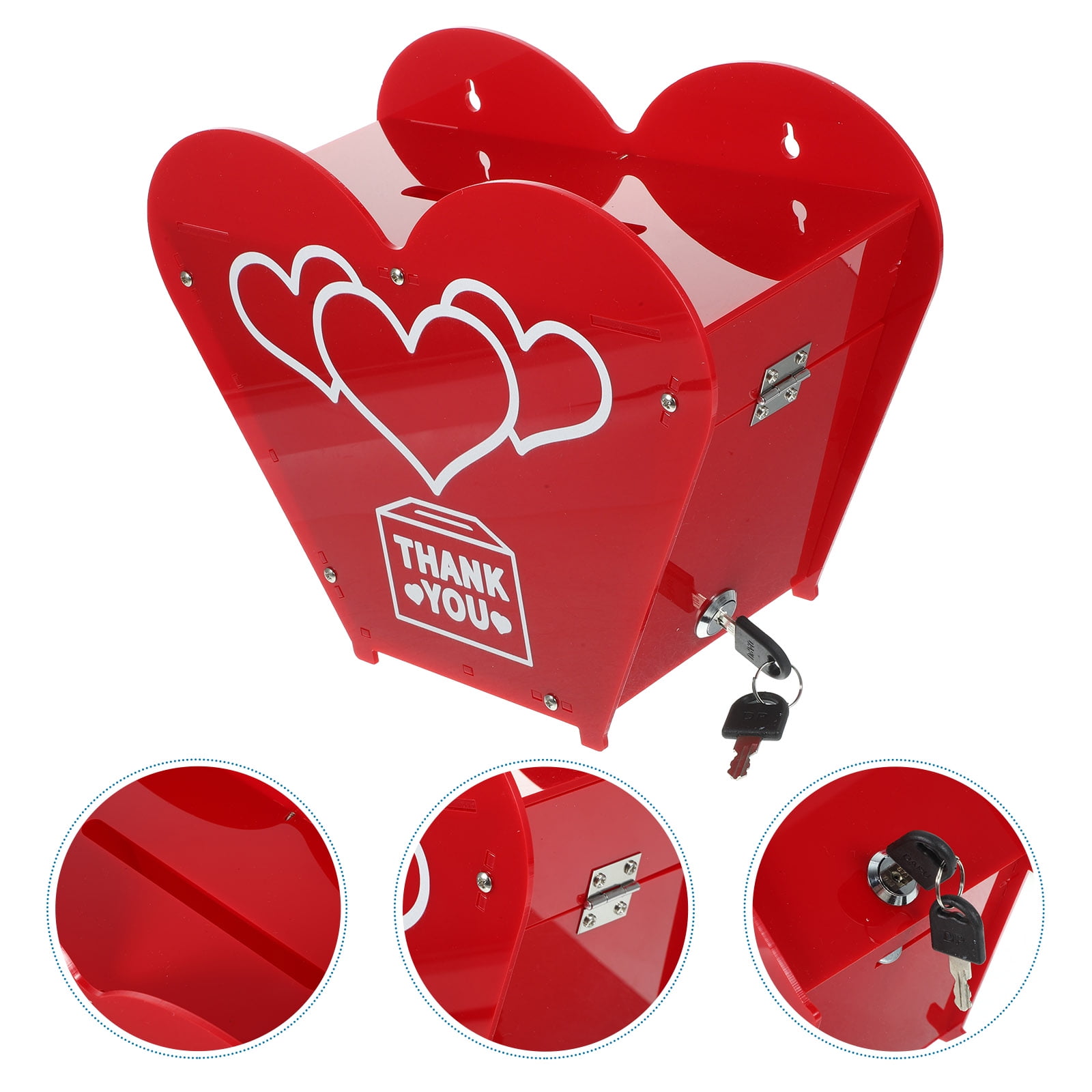 SEWACC 1Pack Letter Size Suggestion Box for Suggestion Storage 11.3x4 ...