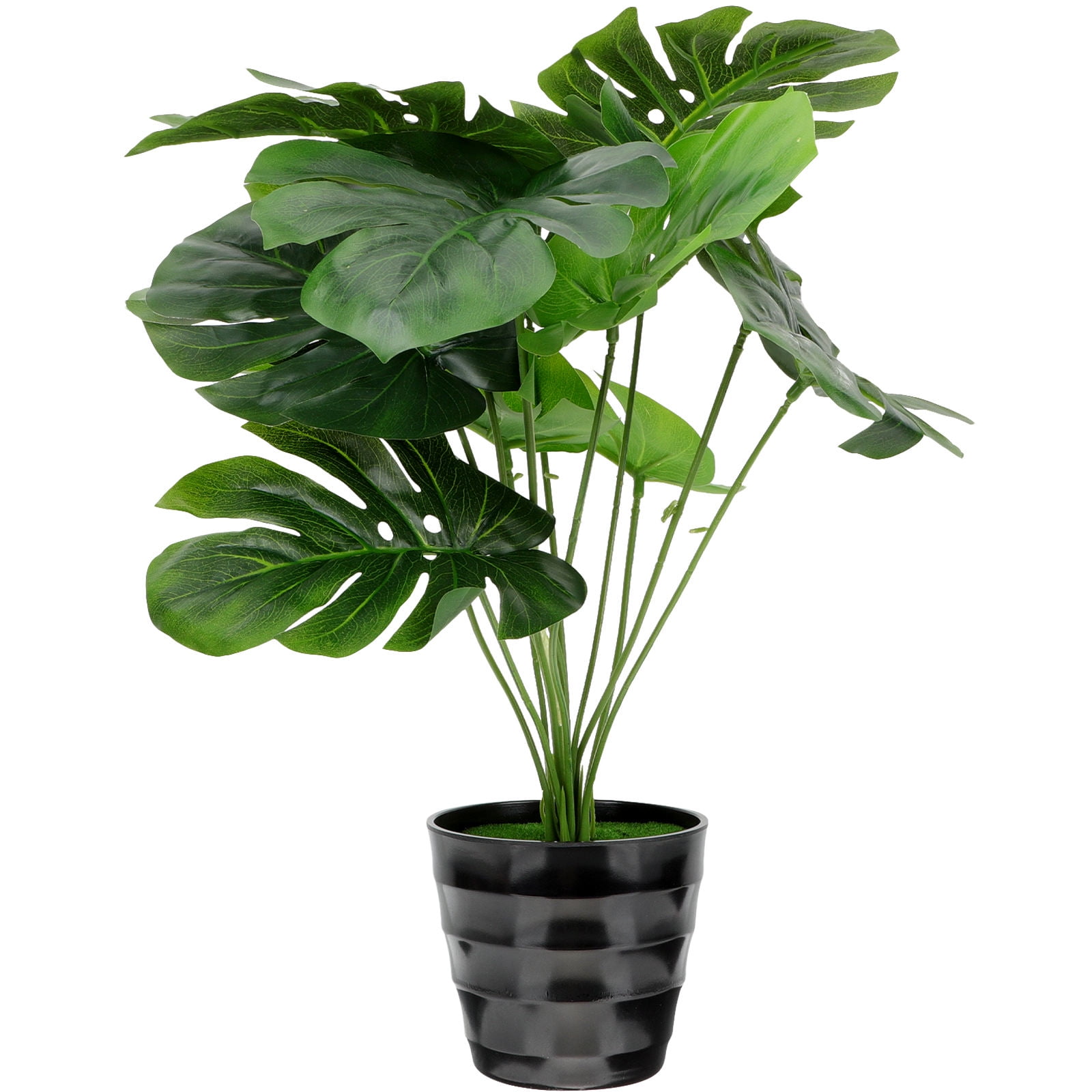 SEWACC 1Pack Simulation Monstera Bonsai Assorted Color Synthetic ...