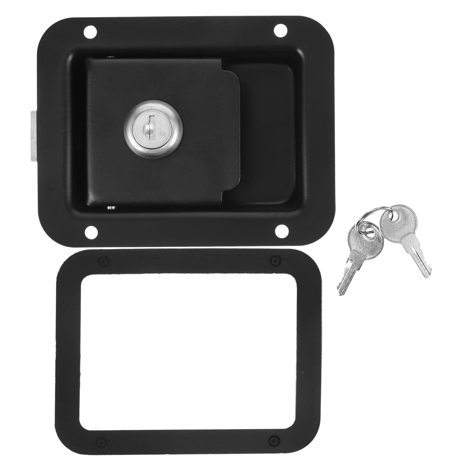 SEWACC 1Pcs Cargo Trailer Door Latch in Black Stainless Steel for Tool ...