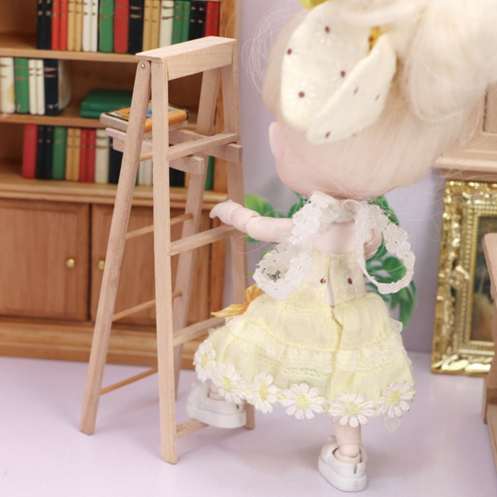 SEWACC 1Set Ladder Shape Miniature Ladder Model for Kids Miniature ...