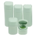 SEWACC 1Set Travel Size Container Set Leakproof Green Portable Jars for ...