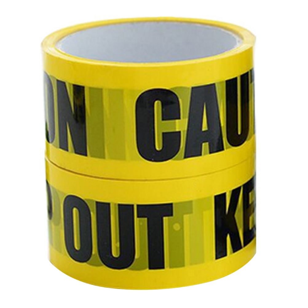 SEWACC 2 Rolls Yellow Caution Tape Roll for Isolation and Safety in ...