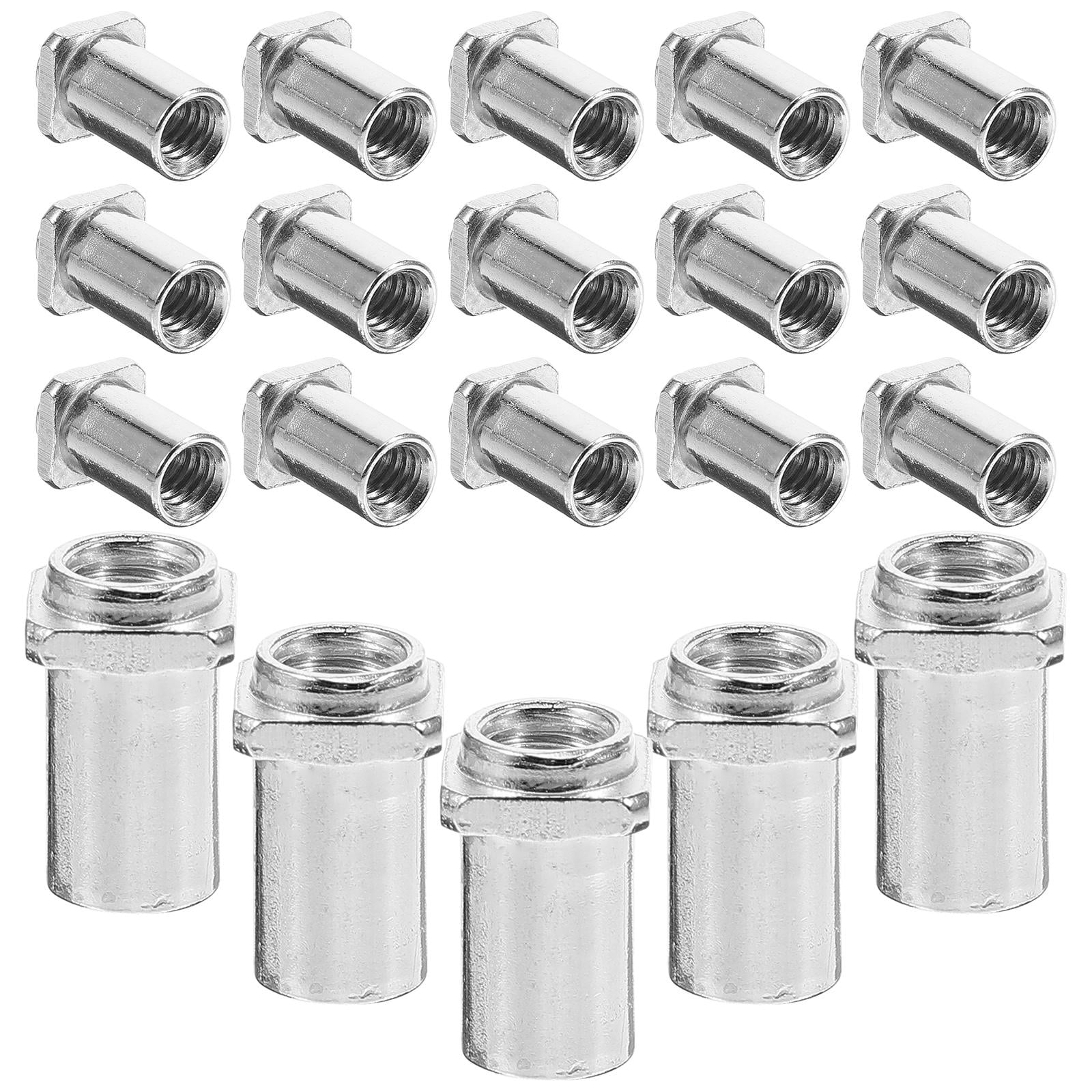 SEWACC 20Pcs Drum Swivel Nuts for Musicians Tension Rods 1.50X0.90X0 ...