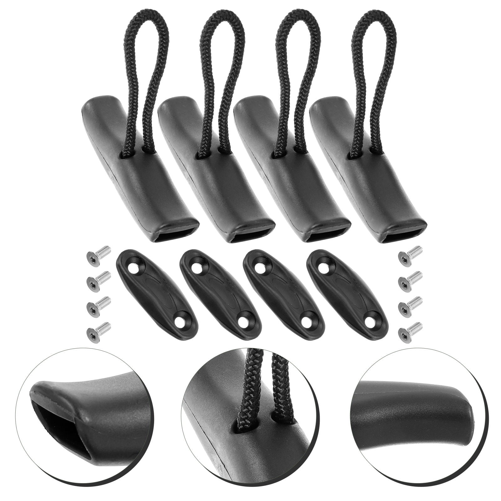 SEWACC 4 Set Kayak Pull Handles With Rope Cord for Canoe and Boat ...