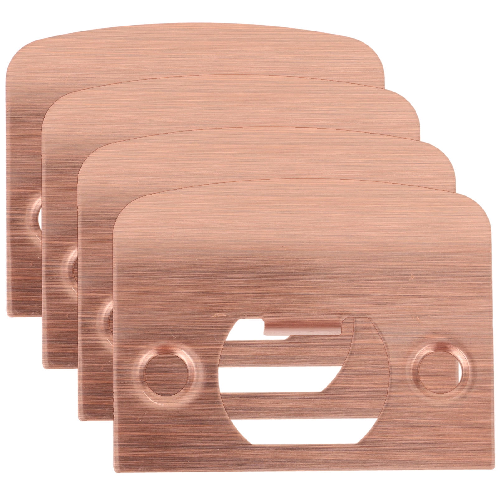 SEWACC 4Pcs Practical Design Stainless Steel Strike Plates for Interior ...