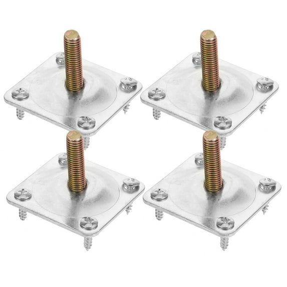 SEWACC 4Sets Table Leg Connector Iron Square Furniture Leg Brackets 1 ...