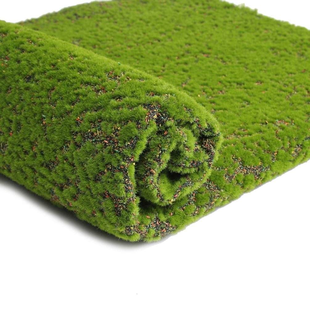 SEWACC Artificial Moss Mat Fake Lichen DIY Synthetic Turf Landscape ...