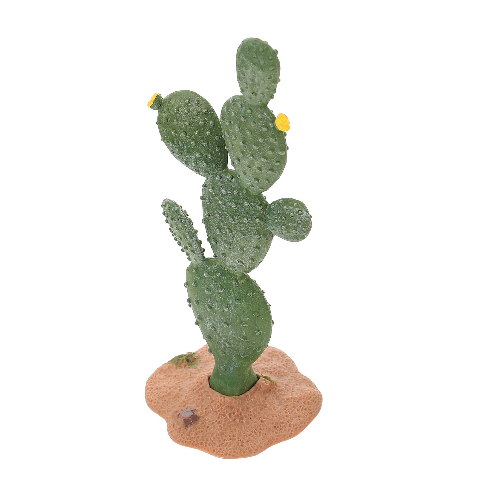 SEWACC Cactus Model Mini Plant Figurine Resin 13.8X2Inch For Table ...
