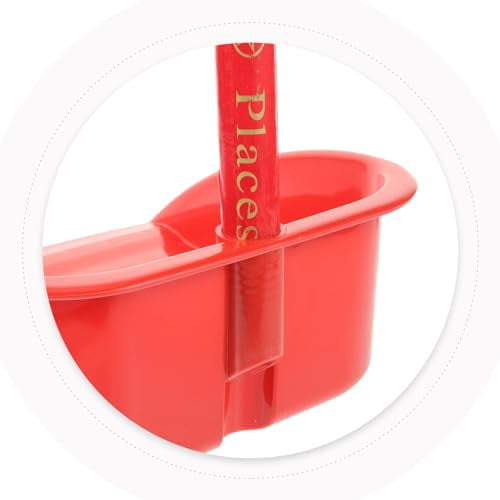 SEWACC Dust Pan with Long Handle Plastic Upright Dustpan Stand Up Dust ...