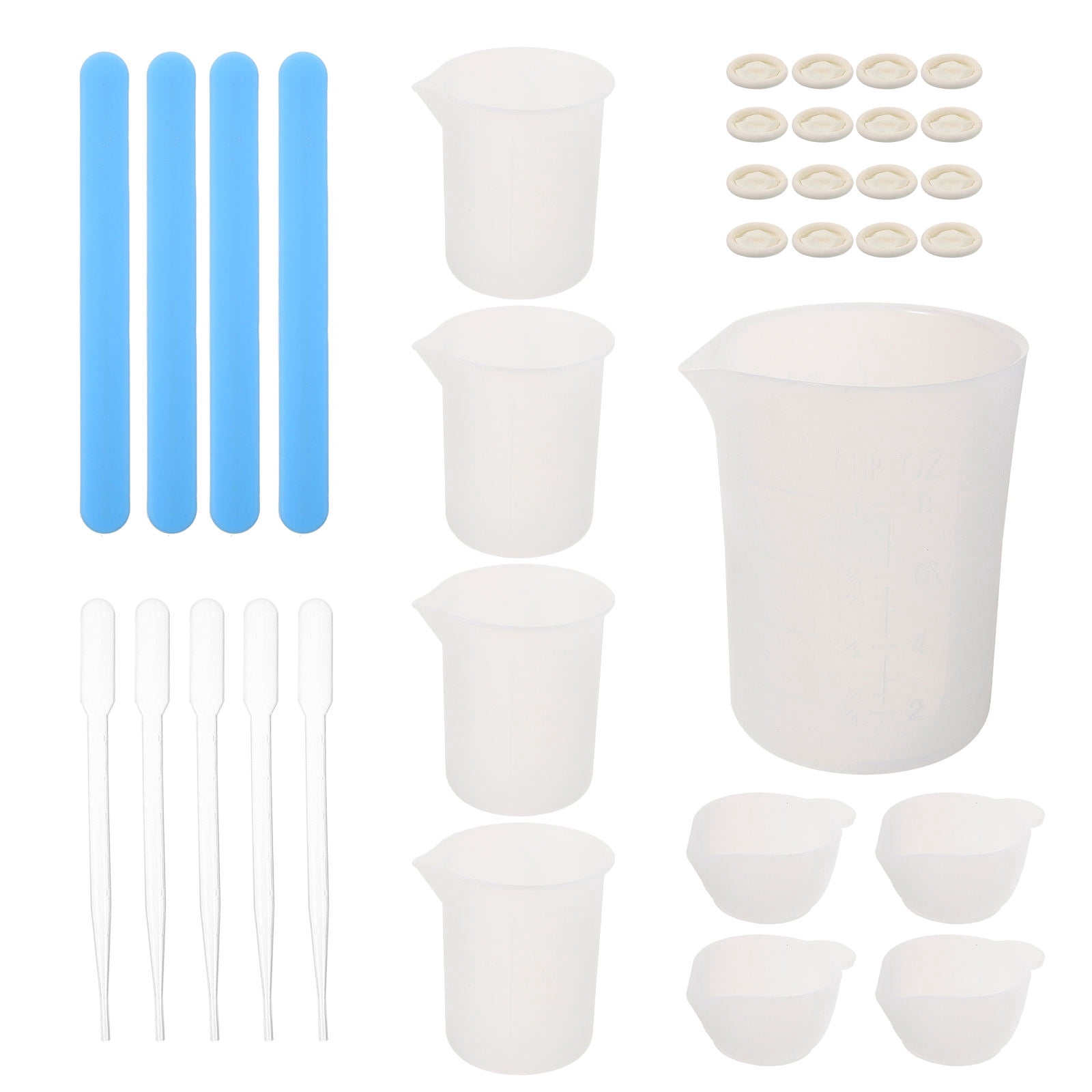 SEWACC Measuring Cups for Resin Assorted Color 1 Set for Diy Crafts ...