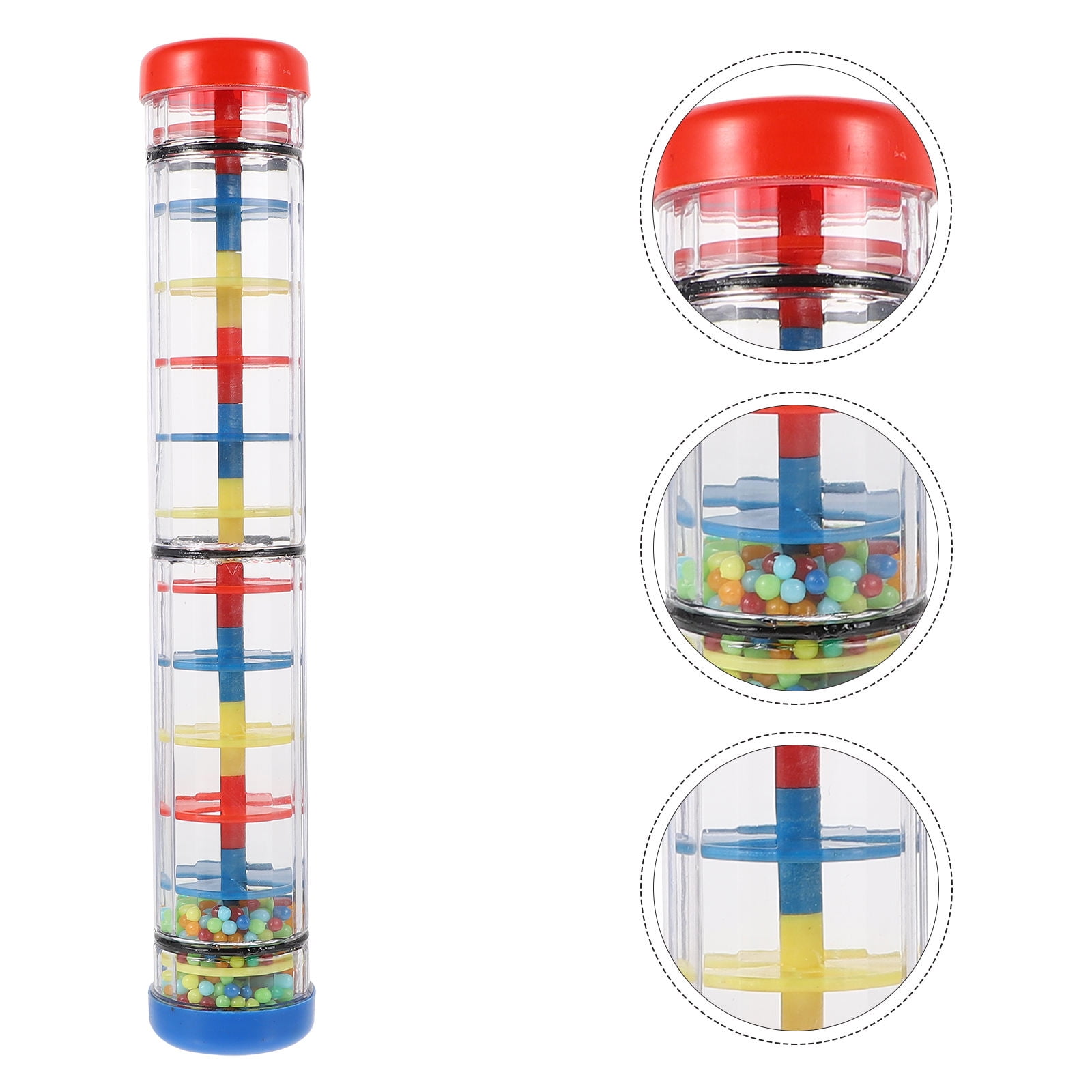 SEWACC Plastic Rain Sound Tube Baby Rainstick Toy 1Pack Assorted Color ...