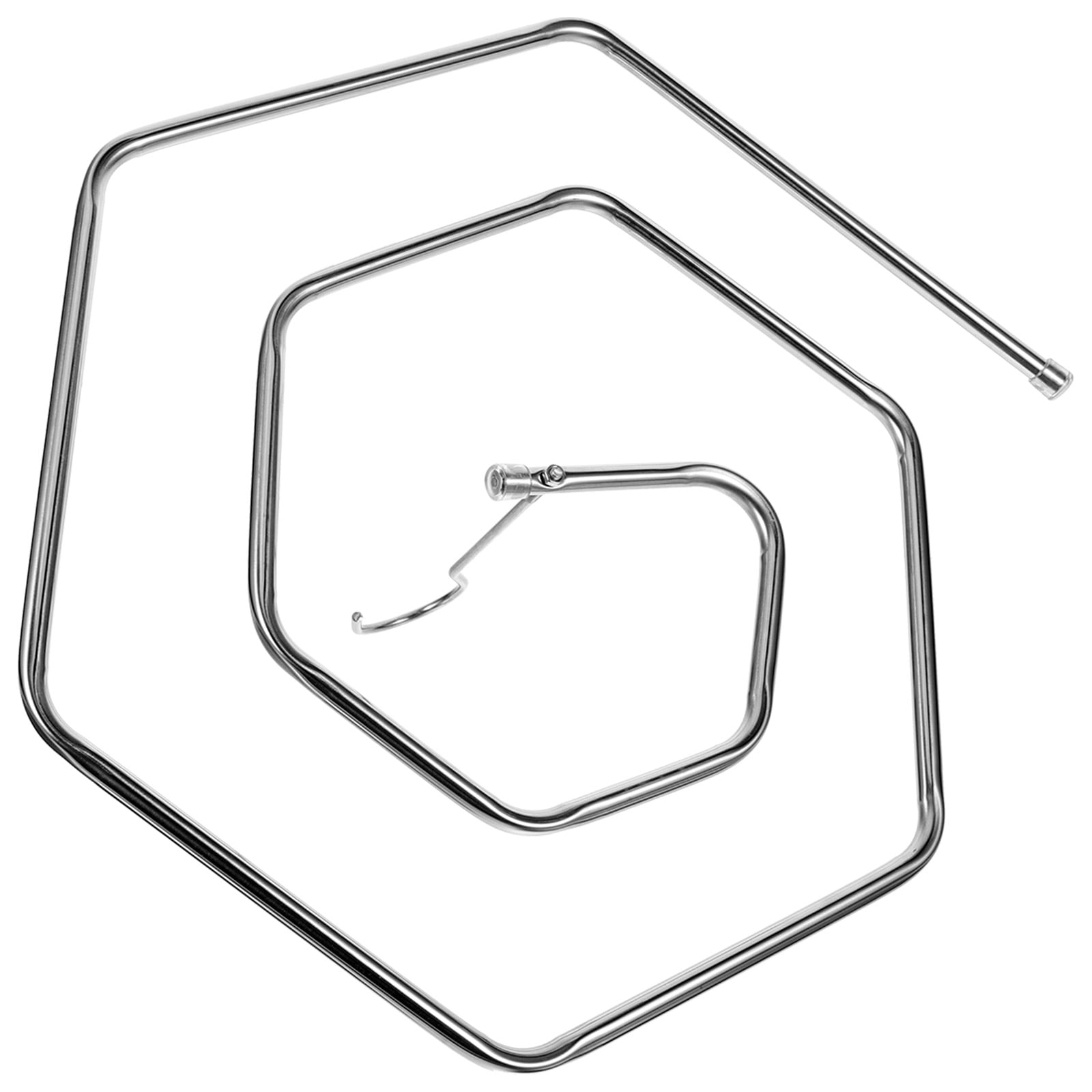 SEWACC Spiral Sheet Hanger Stainless Steel Drying Rack For Blankets And ...