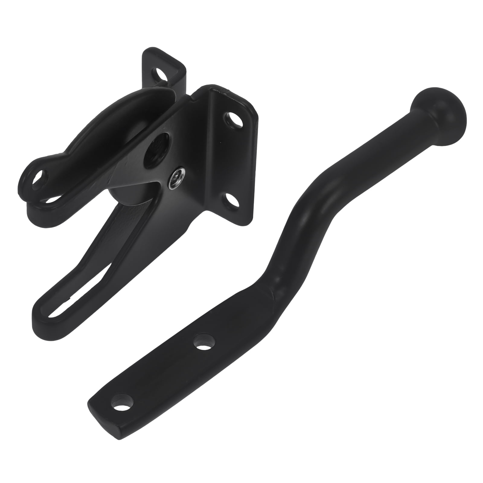 SEWCHICS 1 Set Black Carbon Steel Gate Latch for Outswing Shed Door ...