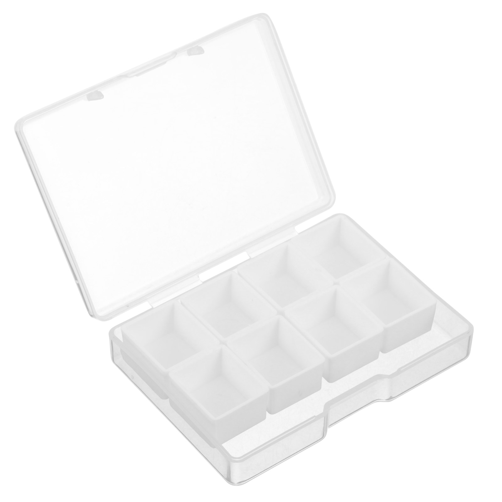 SEWCHICS 1Set Transparent Color Mixing Box with Cover for Watercolor ...