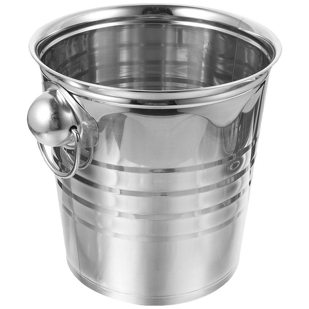 SEWCHICS Ice Cube Bucket Stainless Steel 1Set 9.9X9.9X9.2In - Walmart.com