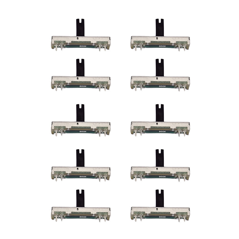 SEWCHICS 10 Pcs Black Adjustable Sliding Potentiometer Module for ...