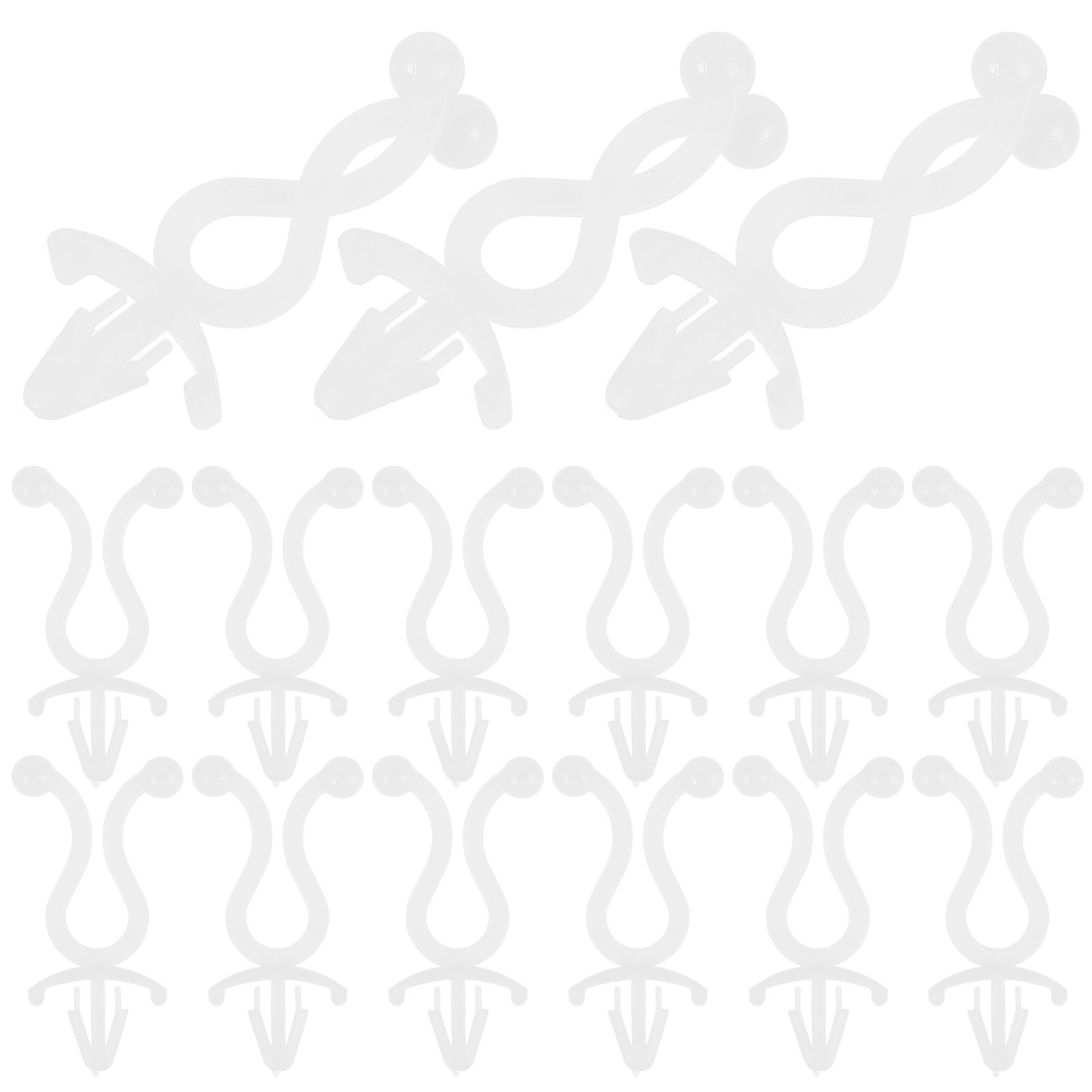 SEWCHICS 100Pcs Small Cable Clips Nylon Cable Clamps for Wire ...