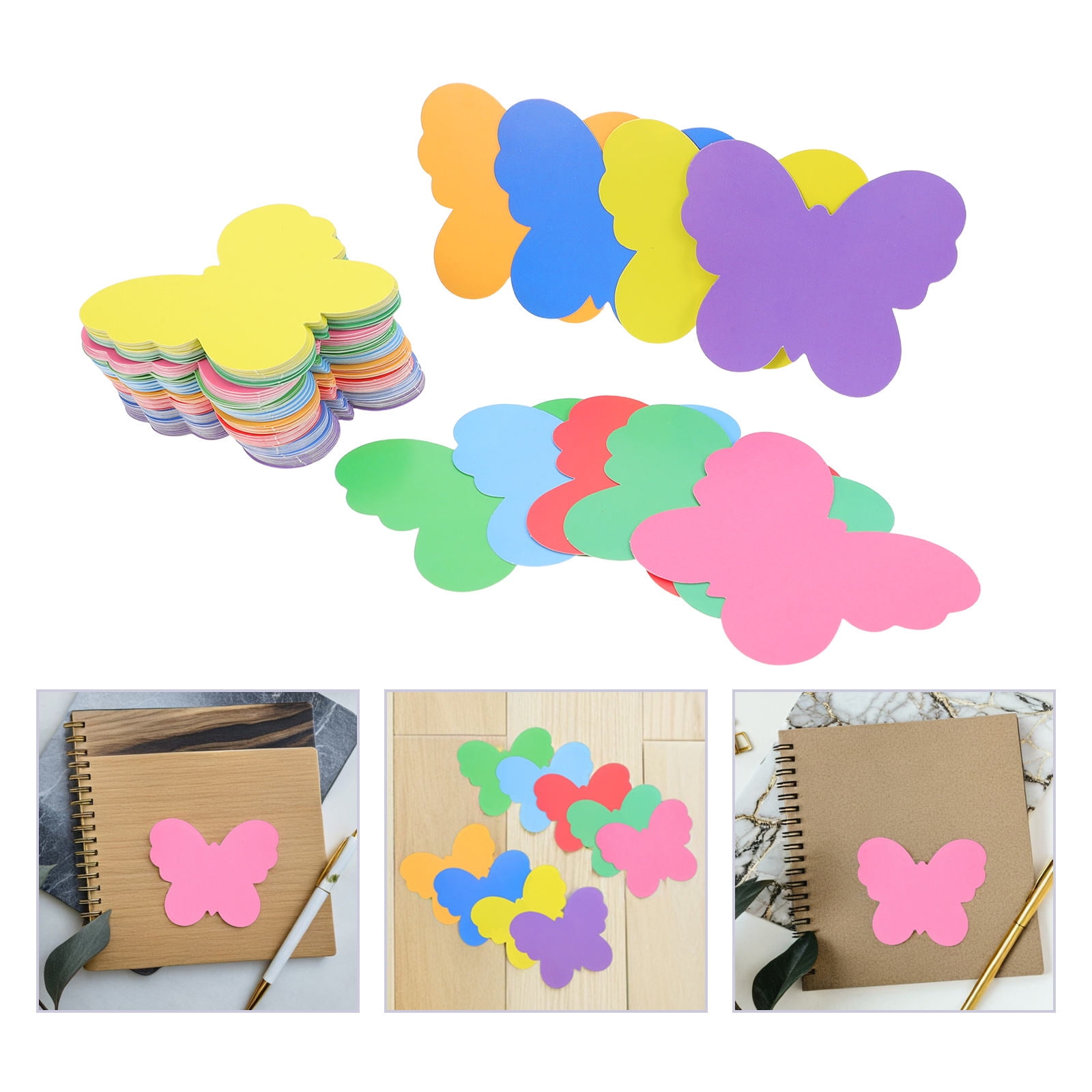 SEWCHICS 108pcs Colorful Butterfly Paper Cutouts for Classroom Bulletin ...