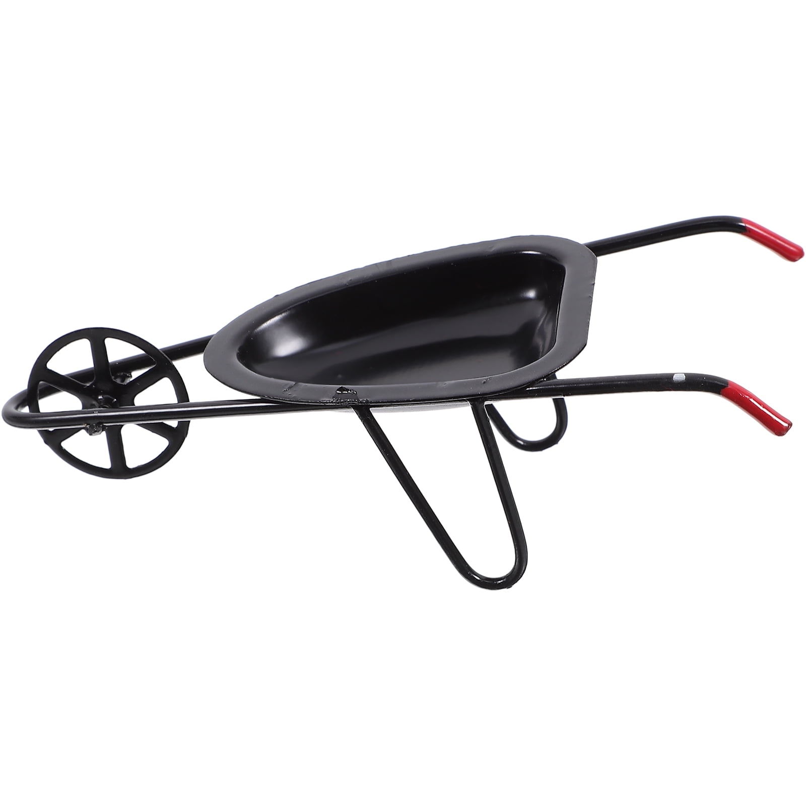 SEWCHICS Miniature Black Shopping Cart for Dollhouse Decor, Garden Tool ...