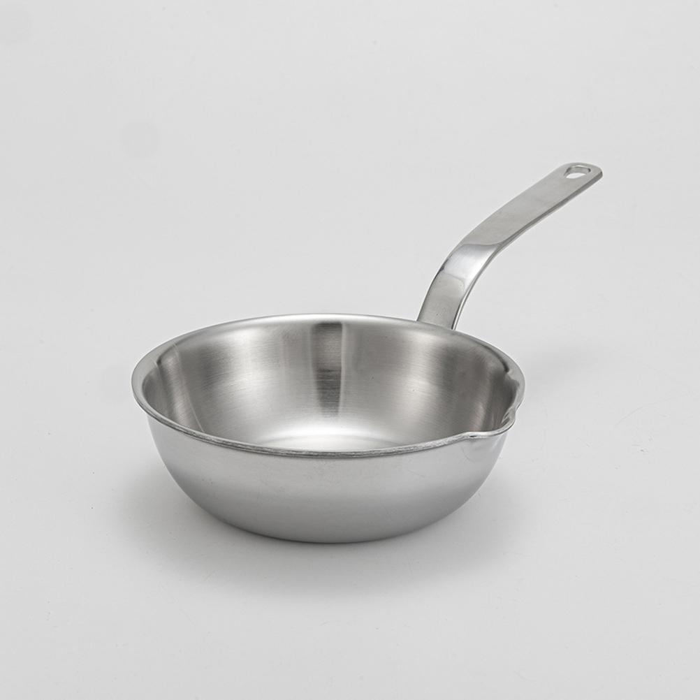 SEWCHICS Stainless Steel Small Pan Frying Pan Silver 1Pcs - Walmart.com