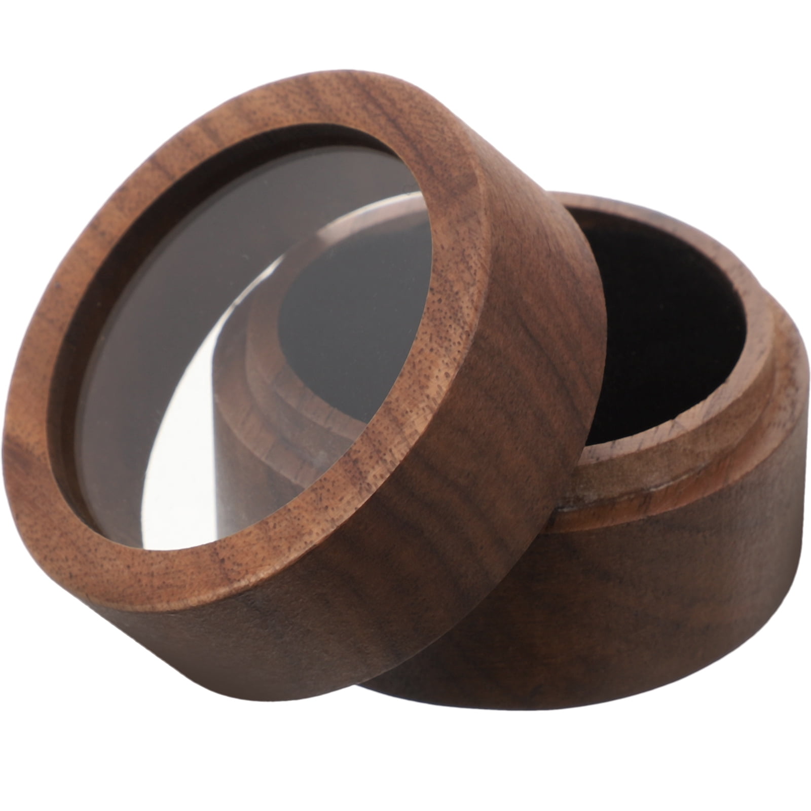 SEWCHICS 1Pack Round Shaped Engagement Ring Boxes for Proposal with ...