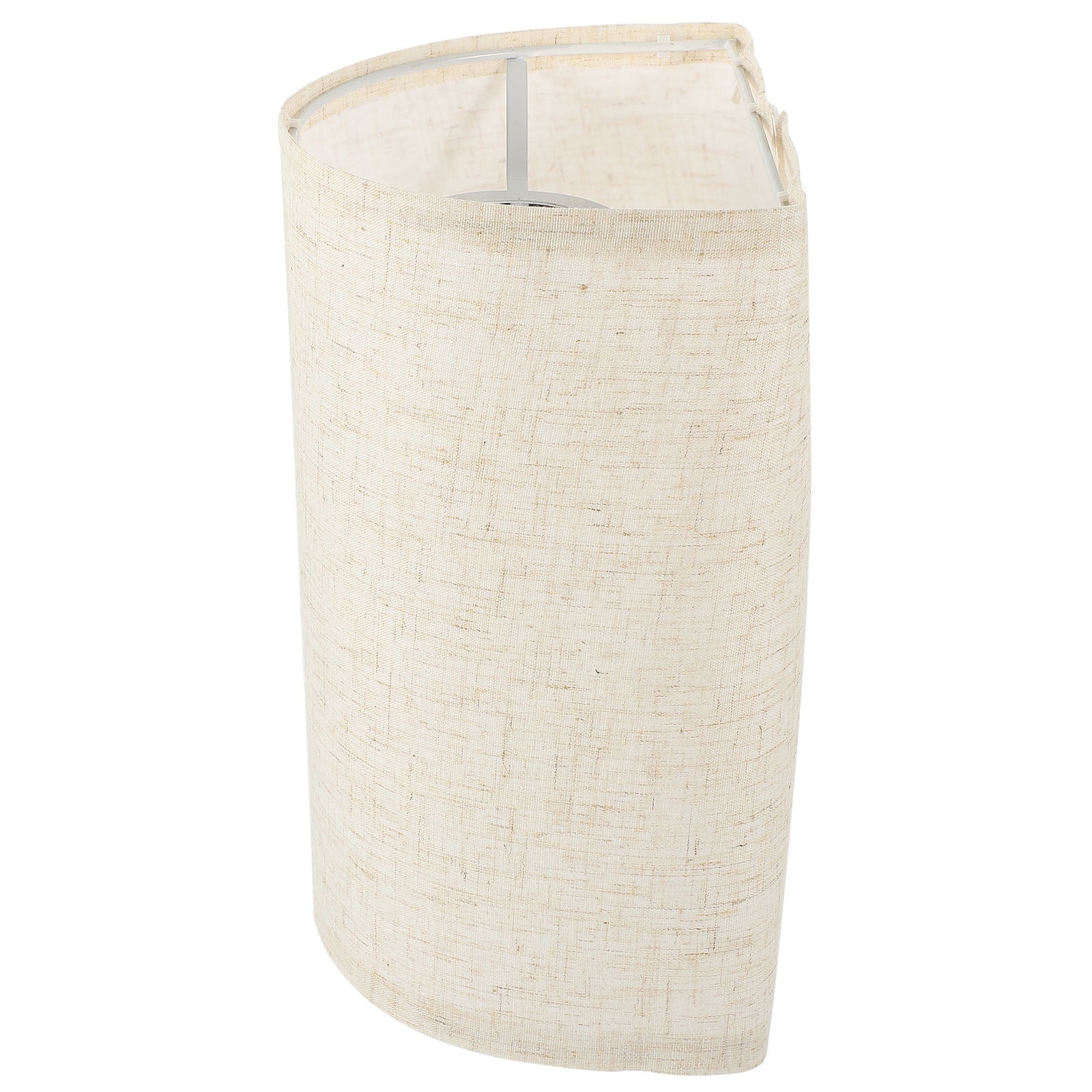 SEWCHICS 1Pcs Beige Linen Cloth Light Shade Cover Light Diffusion Half ...