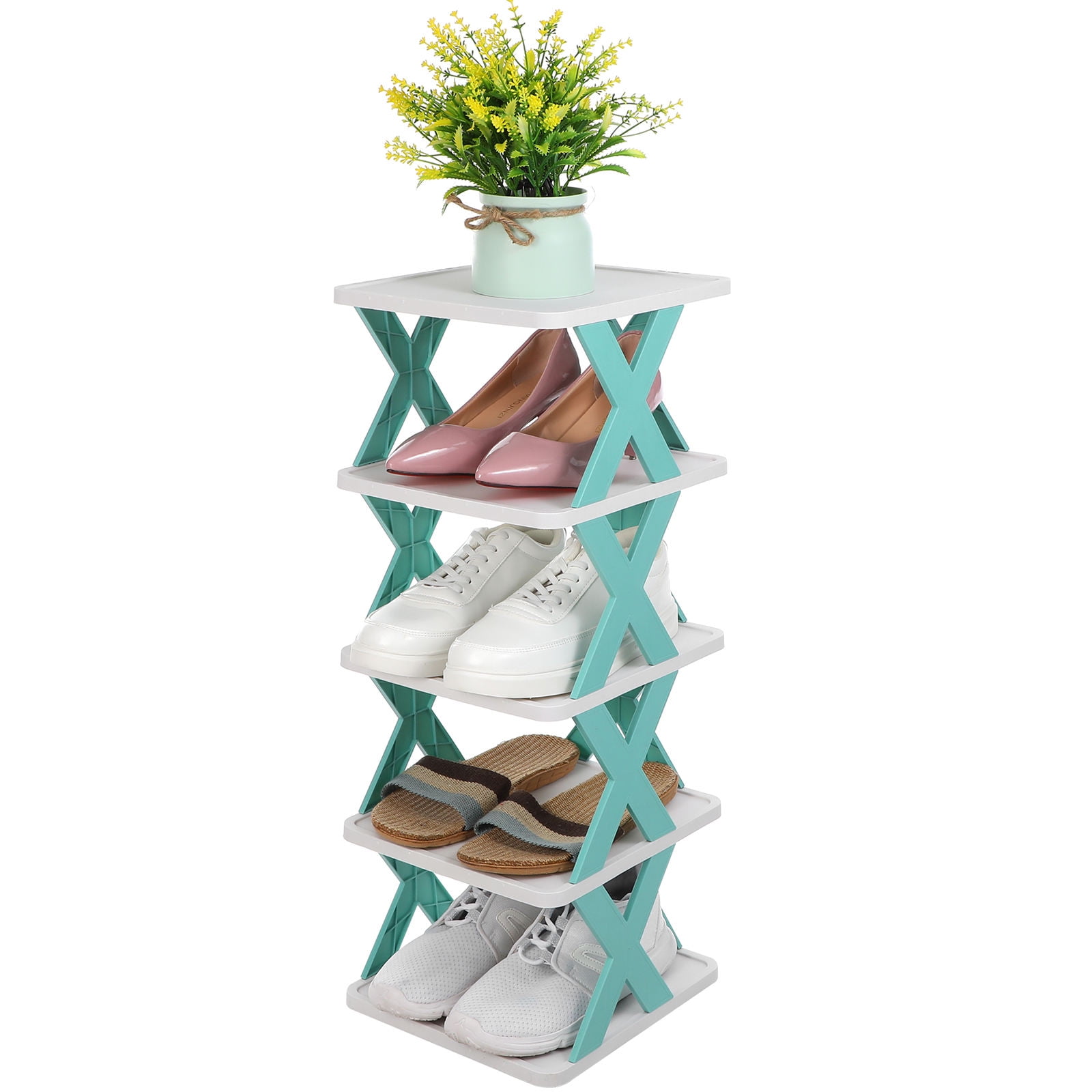 SEWCHICS Home Shoe Rack Multi Tier Organization 1Pcs 9.4X10.2X26.2In - Walmart.com