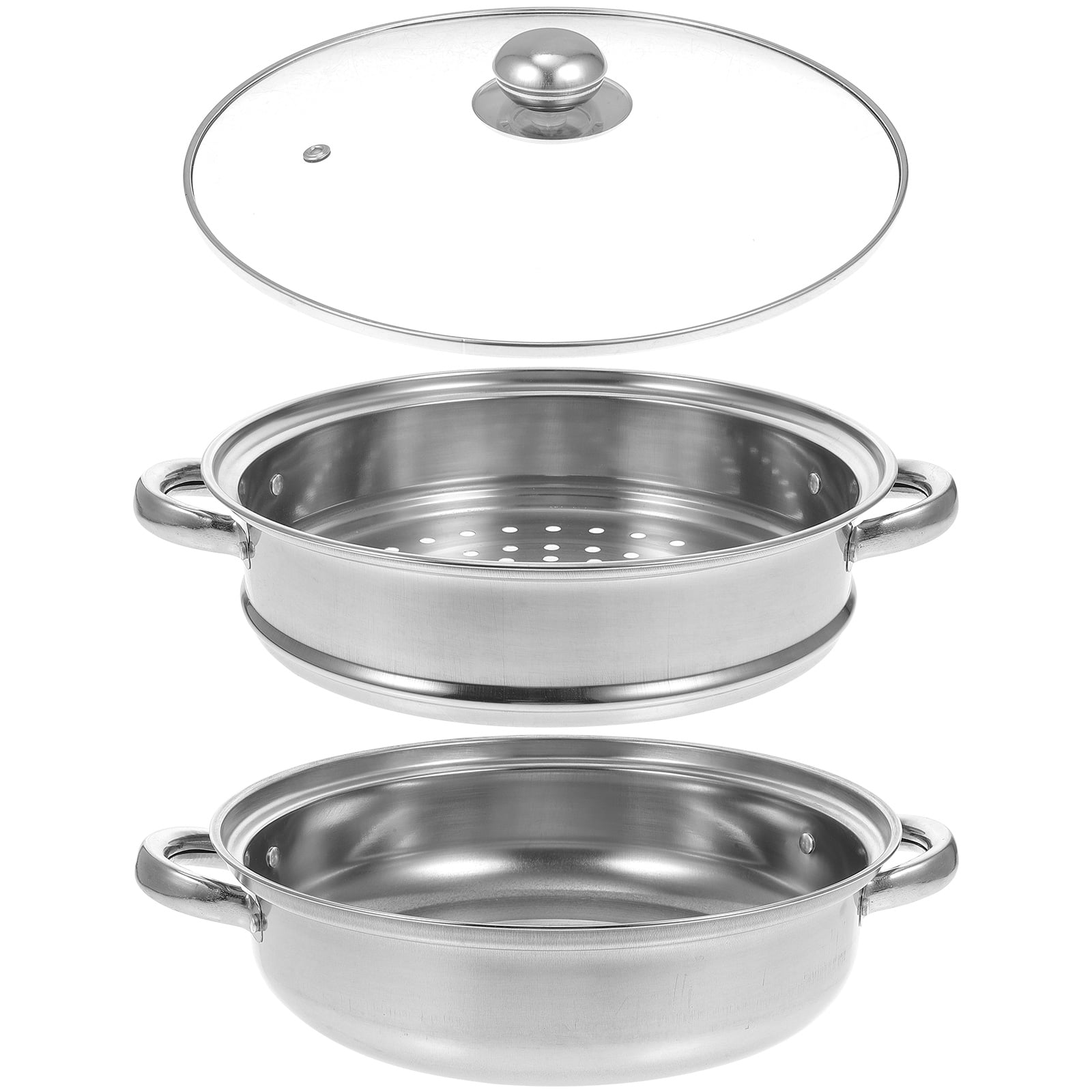SEWCHICS 1Pcs Food Steamer Cooking Double Layer And Handle Design For ...