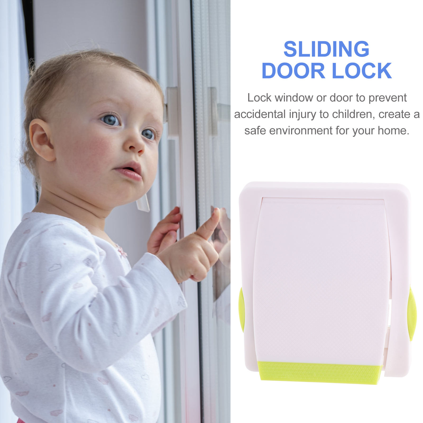 SEWCHICS 1Pcs Sliding Glass Door Window Lock for Child Safety and Anti ...
