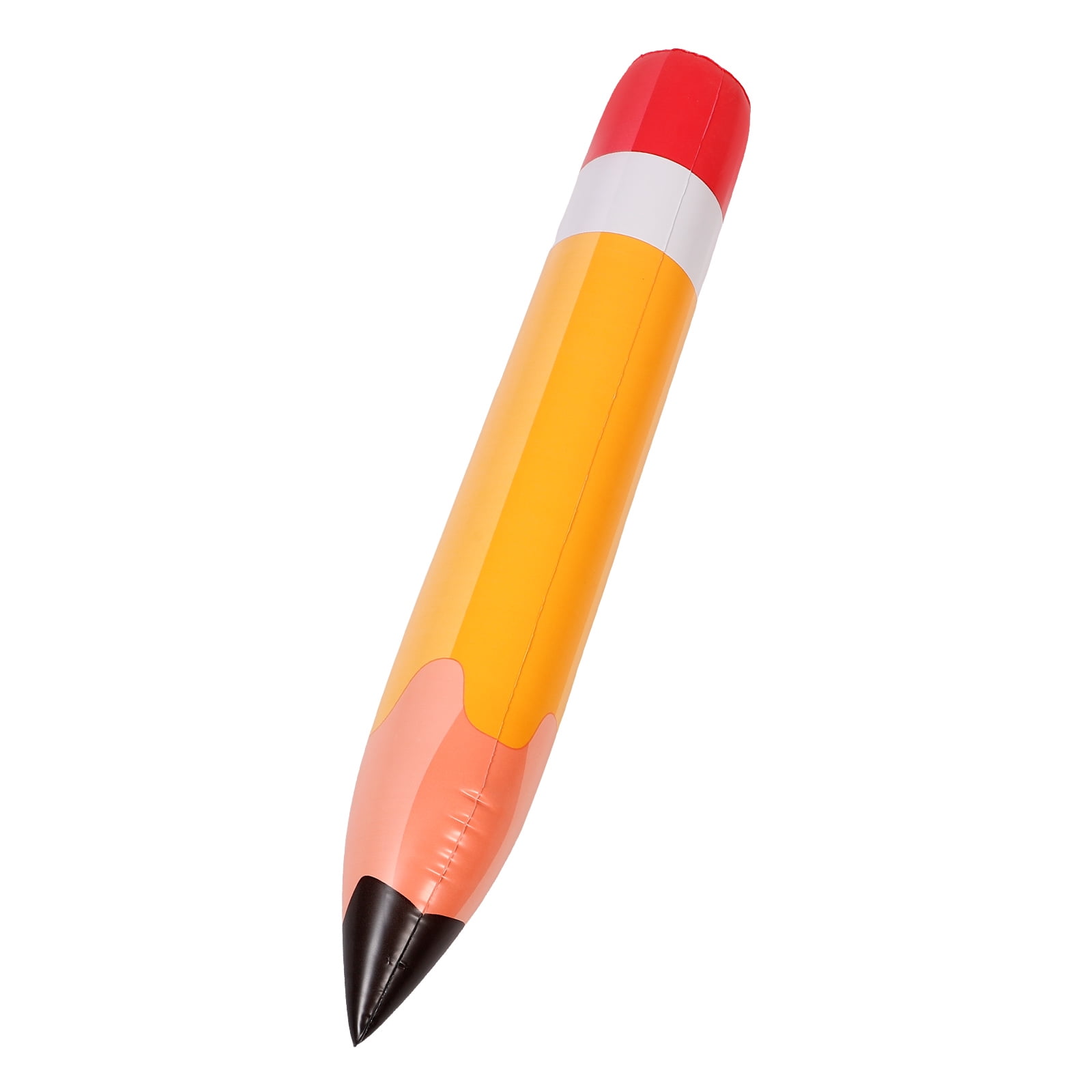 SEWCHICS 1Set Pencil Shaped Balloon Orange 27.56X3.94X3.94In PVC Stage ...