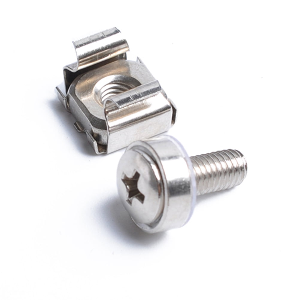 SEWCHICS Cage Nuts and Mounting Screws for Cabinet, Iron, Rust ...