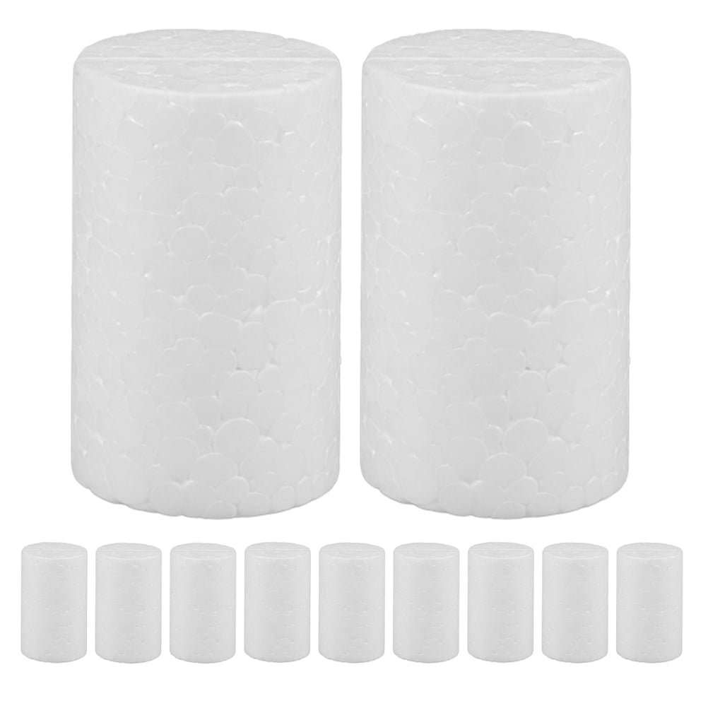 SEWCHICS 20Pcs Versatile Polystyrene Foam Cylinders for Modeling and ...