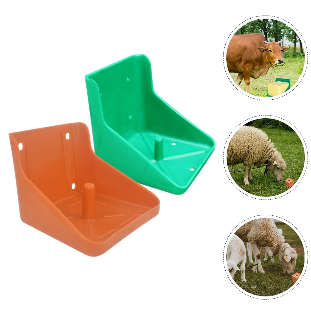 SEWCHICS Plastic Salt Brick Box Assorted Color for Cattle Sheep Storage ...