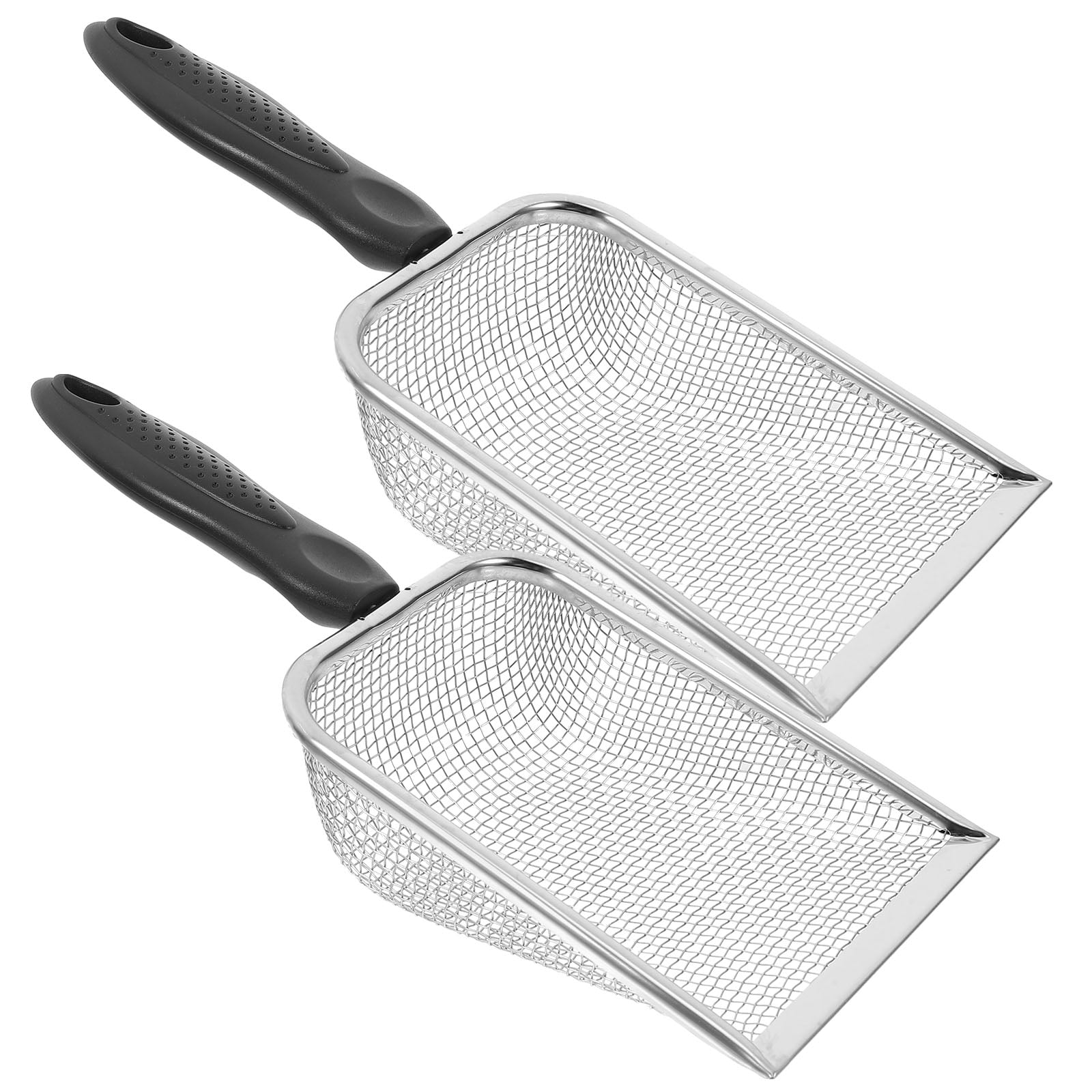 SEWCHICS 2pcs Beach Sand Shovel Mesh For Shell Collection Food ...