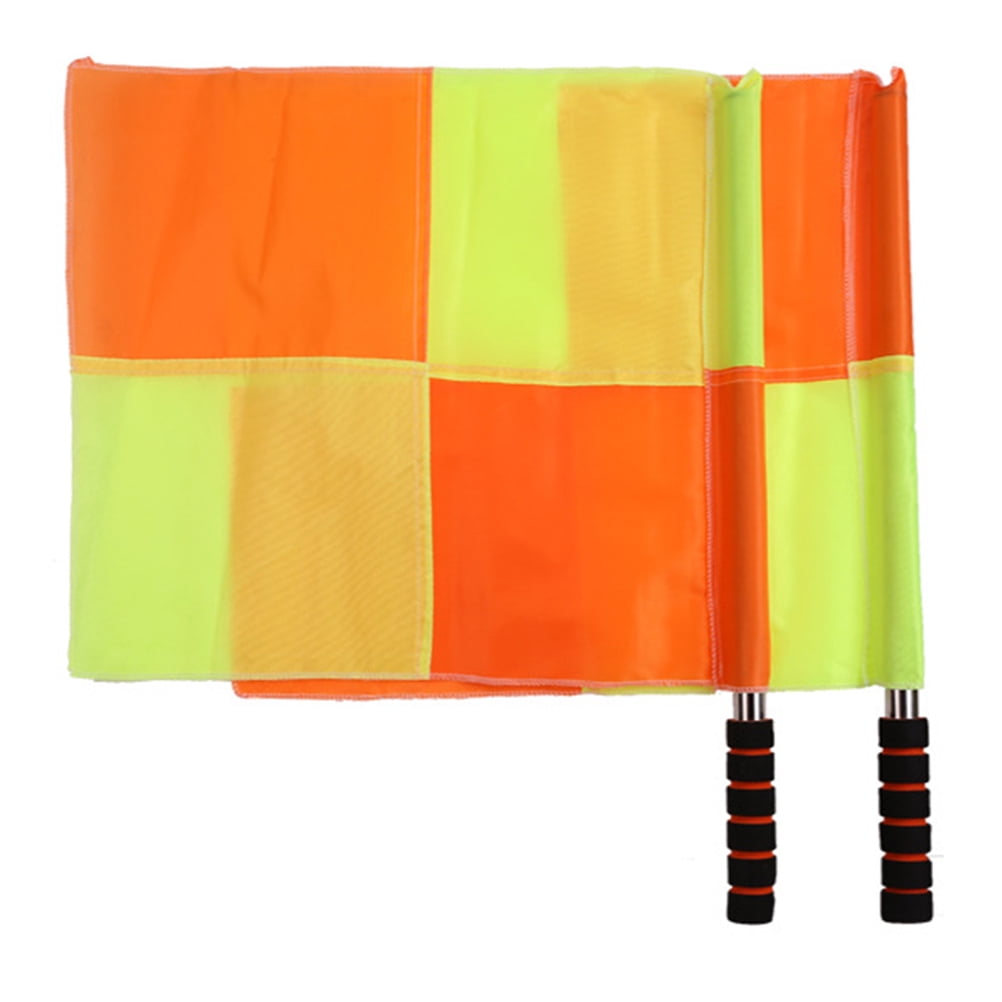 SEWCHICS 2Pcs Race Conducting Flags Vibrant Multicolor Hand Signal ...