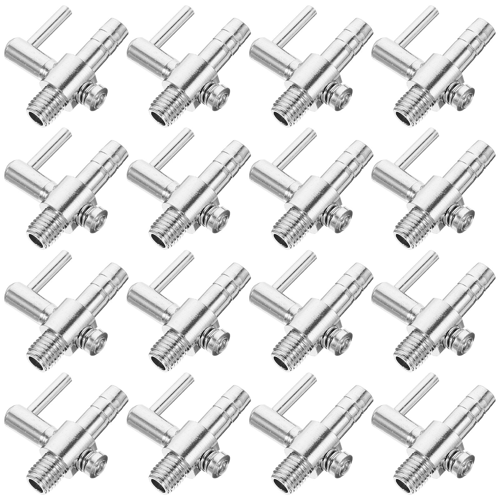 SEWCHICS 30Pcs Aquarium Air Pump Flow Lever Valve Stainless Steel ...