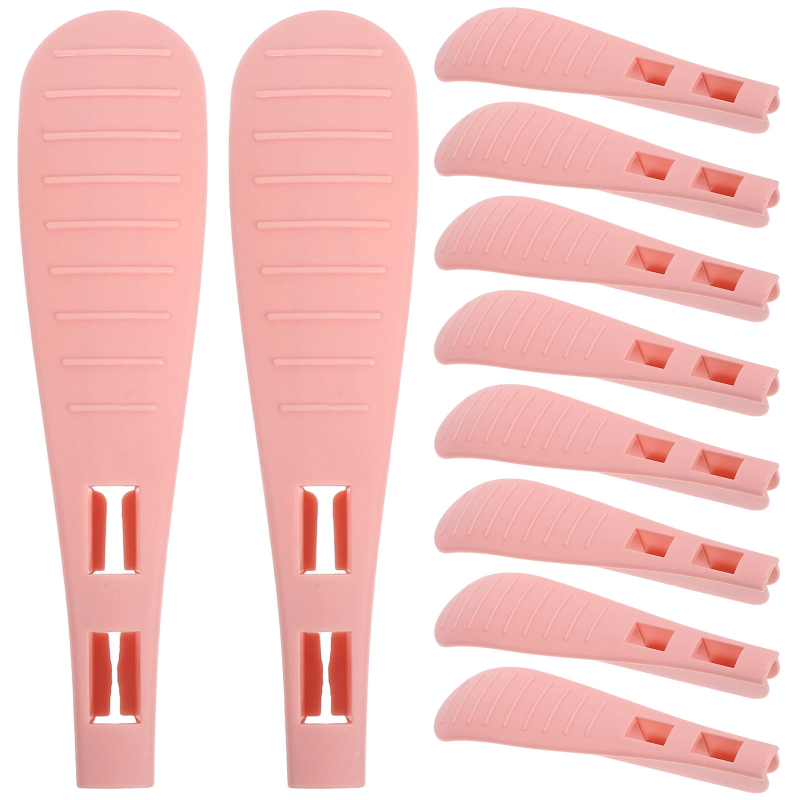 SEWCHICS 40 Pack Plastic Hanger Shoulder Shapers in Pink for Home Use ...