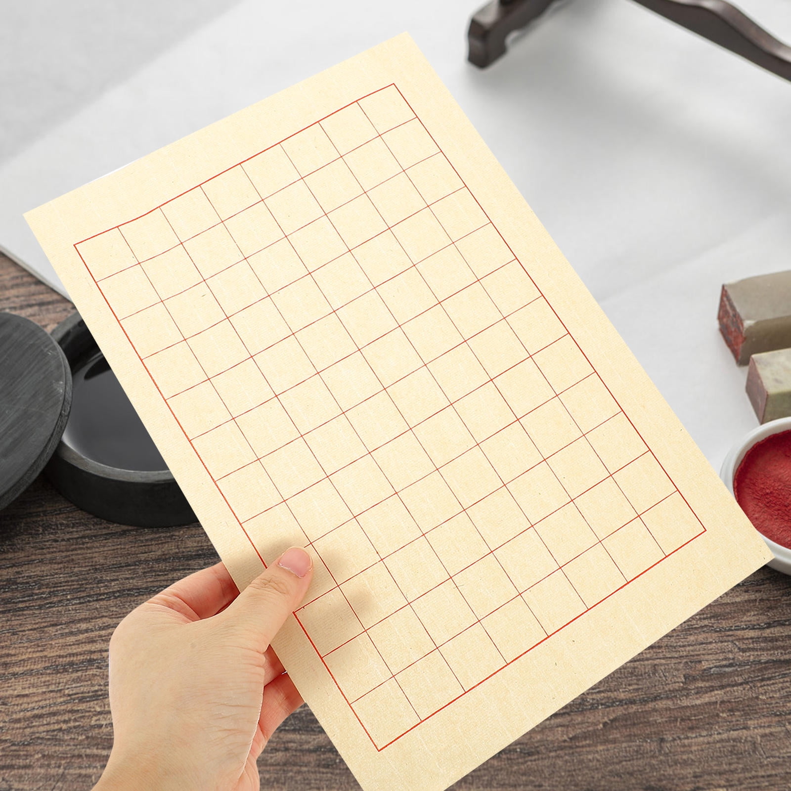 SEWCHICS Calligraphy Writing Paper Smooth Beige Xuan Paper for Ink ...