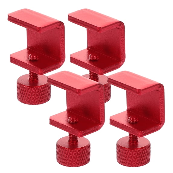 SEWCHICS 4Pcs Adjustable 3D Printer Bed Clamps Red Aluminum Alloy ...