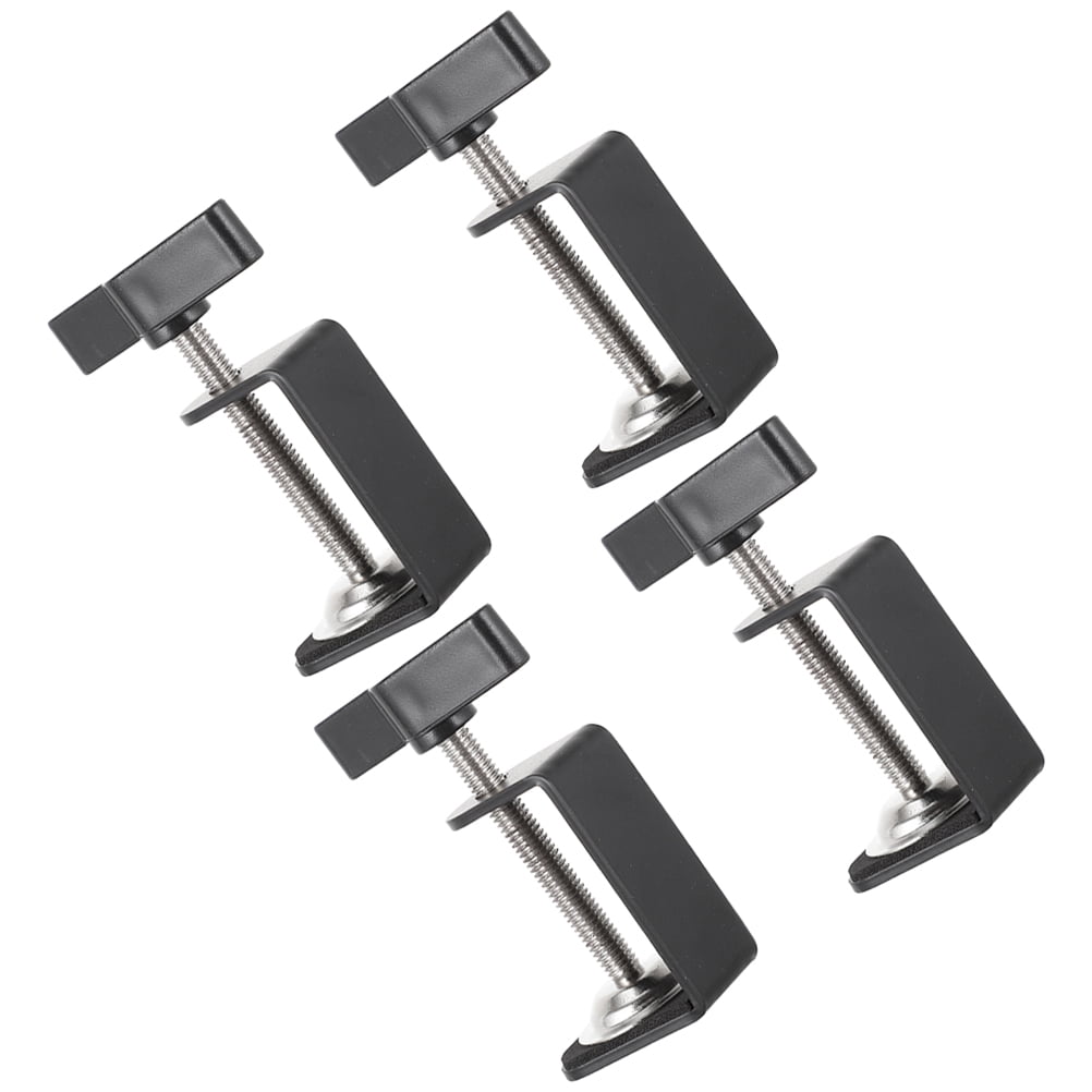 SEWCHICS 4pcs Desk Mount Clamps Table Mount Clamps For Desktop Use ...