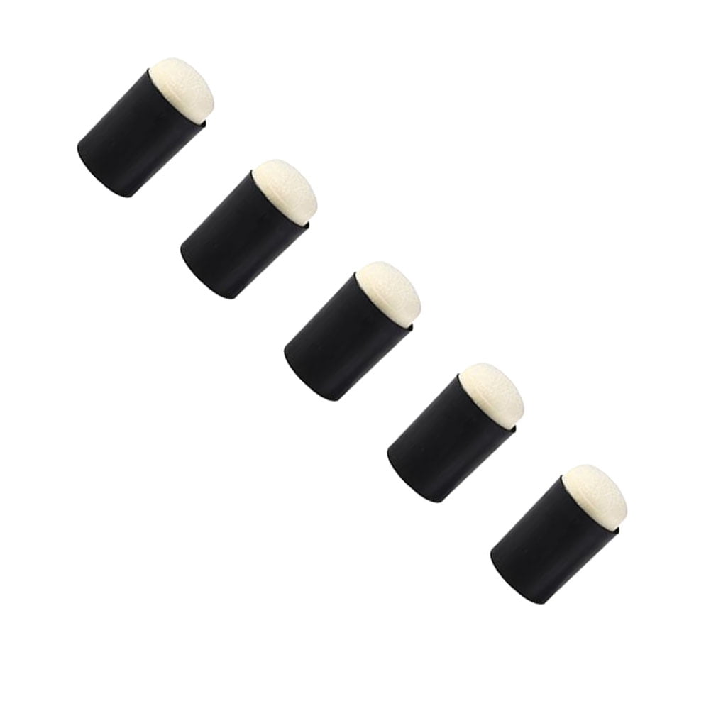 SEWCHICS 5Pcs Finger Sponge Stamp Ink Daubers Black Sponge Stamp for ...
