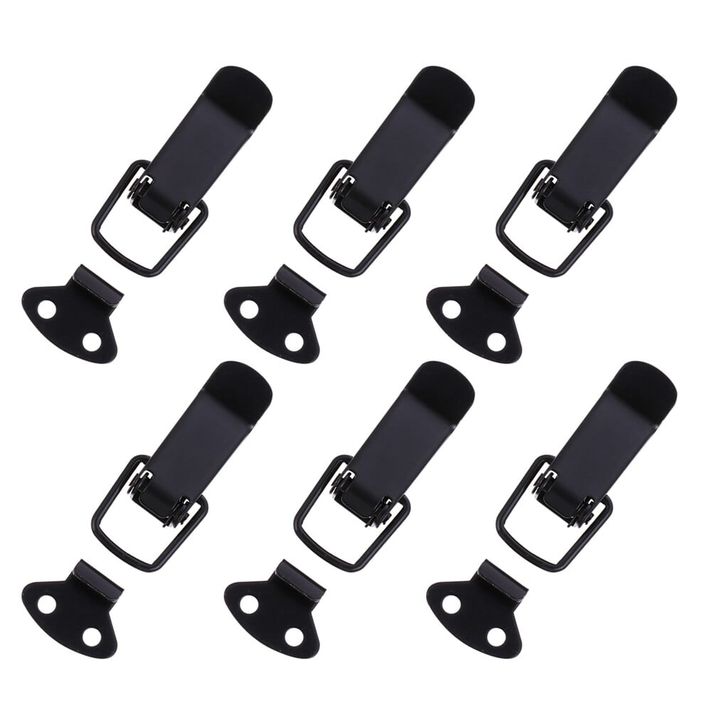 SEWCHICS 6Pcs Black Toggle Latch Tension Hold Spring Loaded Latch for ...