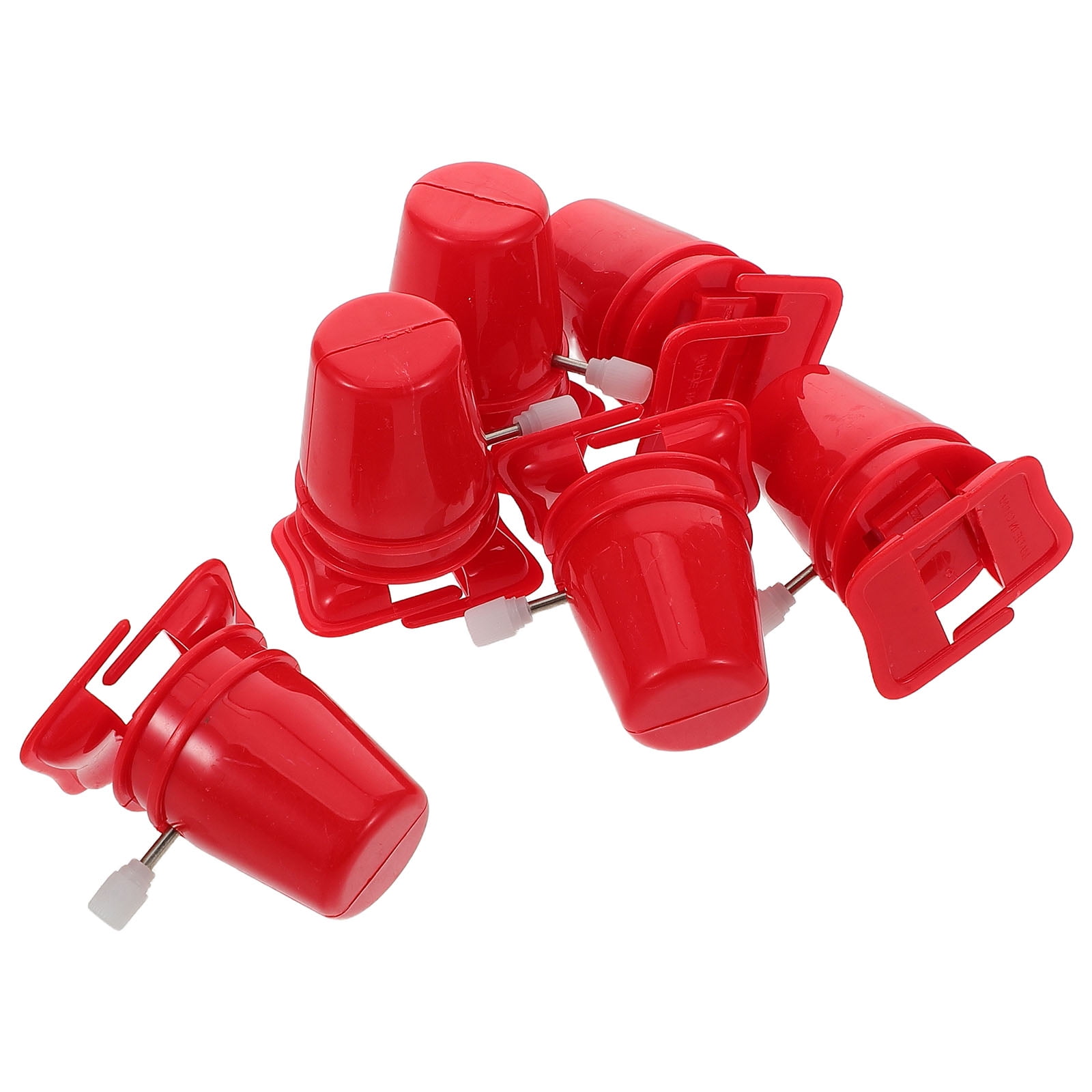 SEWCHICS 6-Piece Red Clockwork Walking Robot Kit with Wind-Up Mechanism ...